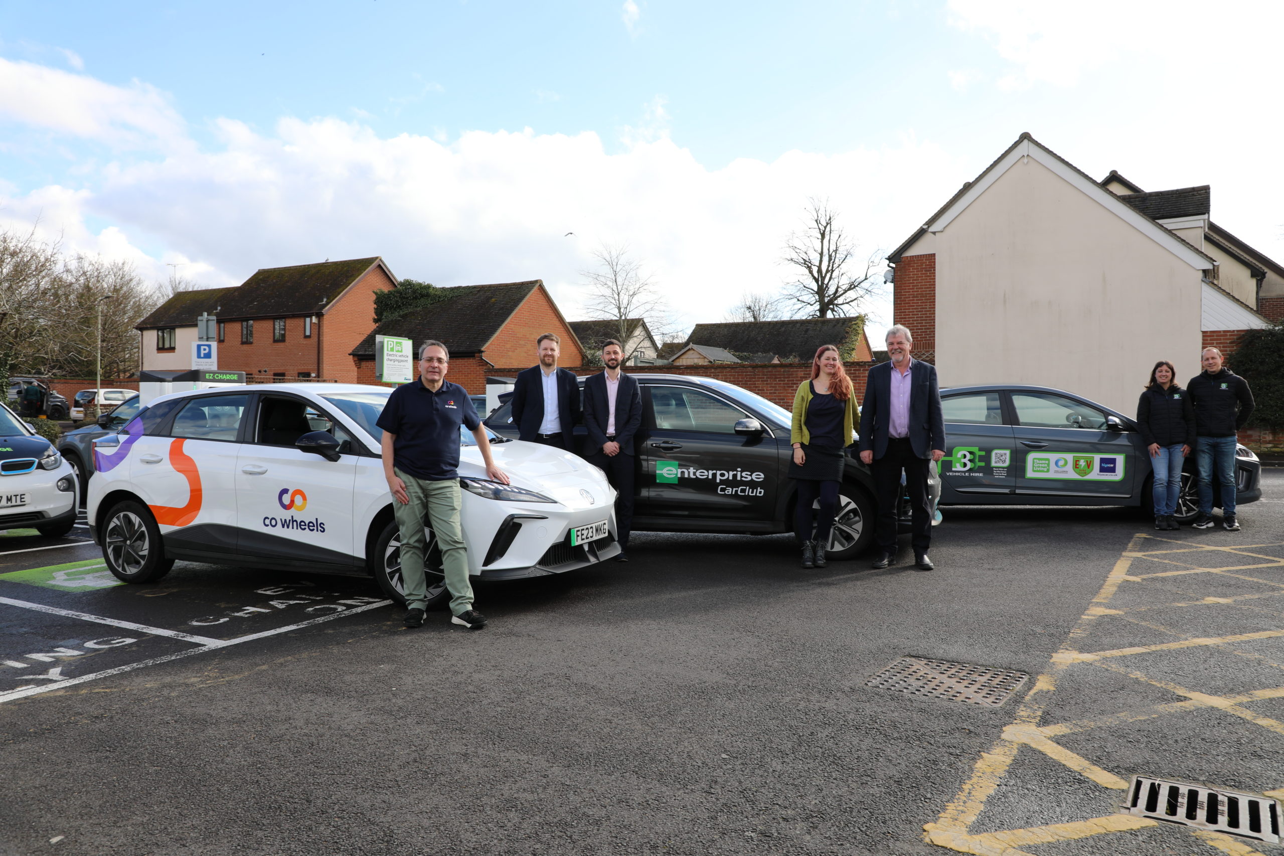 Electric car club pilot scheme puts hire vehicles in car parks across ...